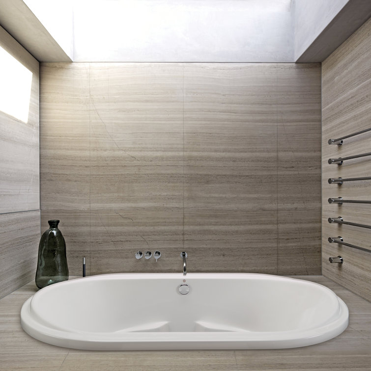 MTI Baths Harmony 71.25'' x 41'' Drop-In Whirlpool Acrylic Bathtub - Wayfair Canada